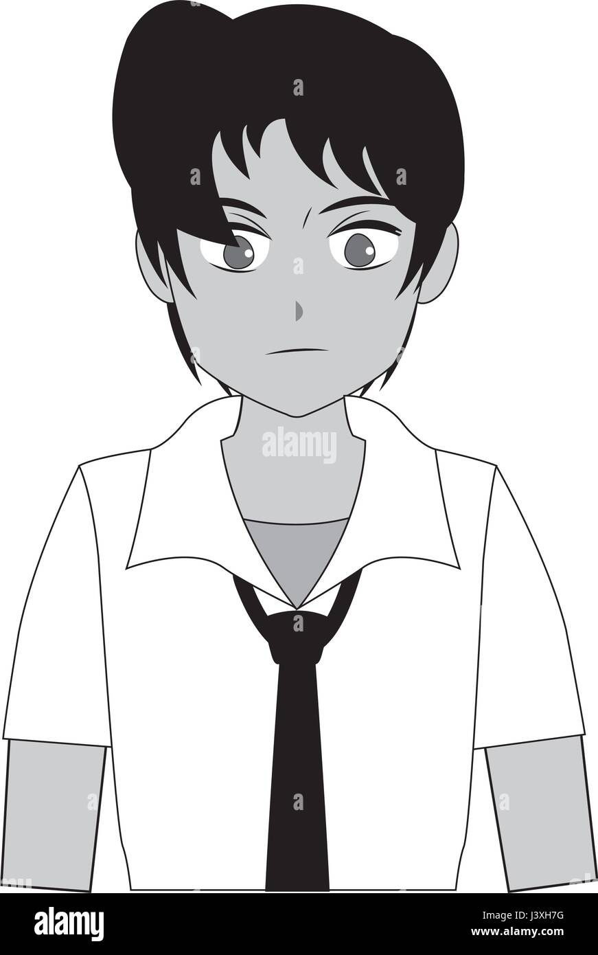 Set cute teenager boy Stock Vector Images - Alamy