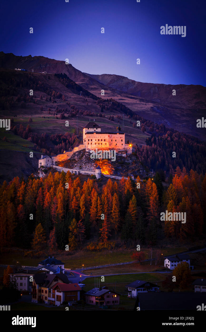 Switzerland tarasp castle hi-res stock photography and images - Alamy