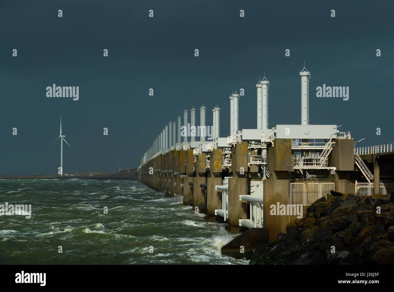 Oosterschelde flood barrier hi-res stock photography and images - Alamy