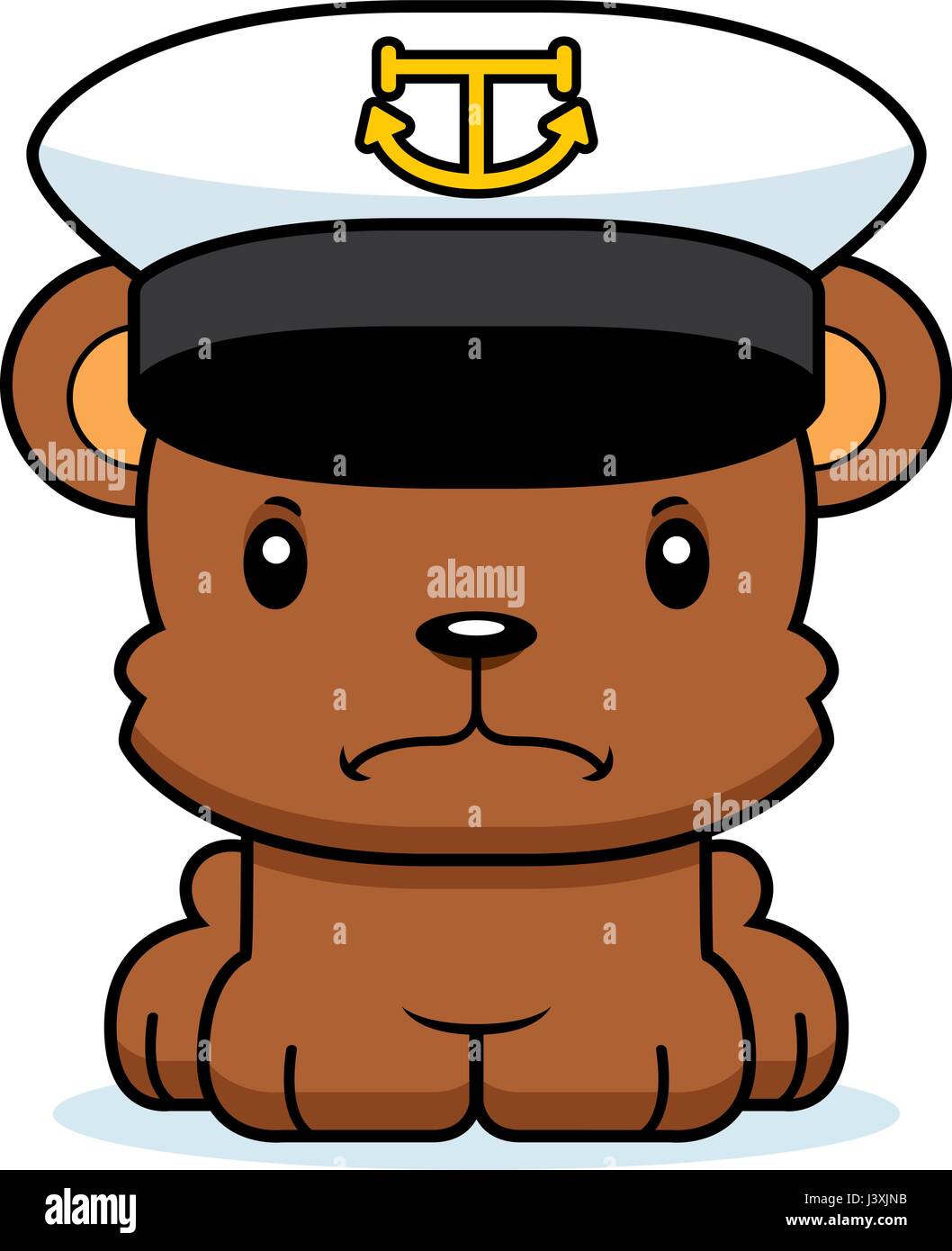 Cartoon bear in sailor Stock Vector Images - Alamy