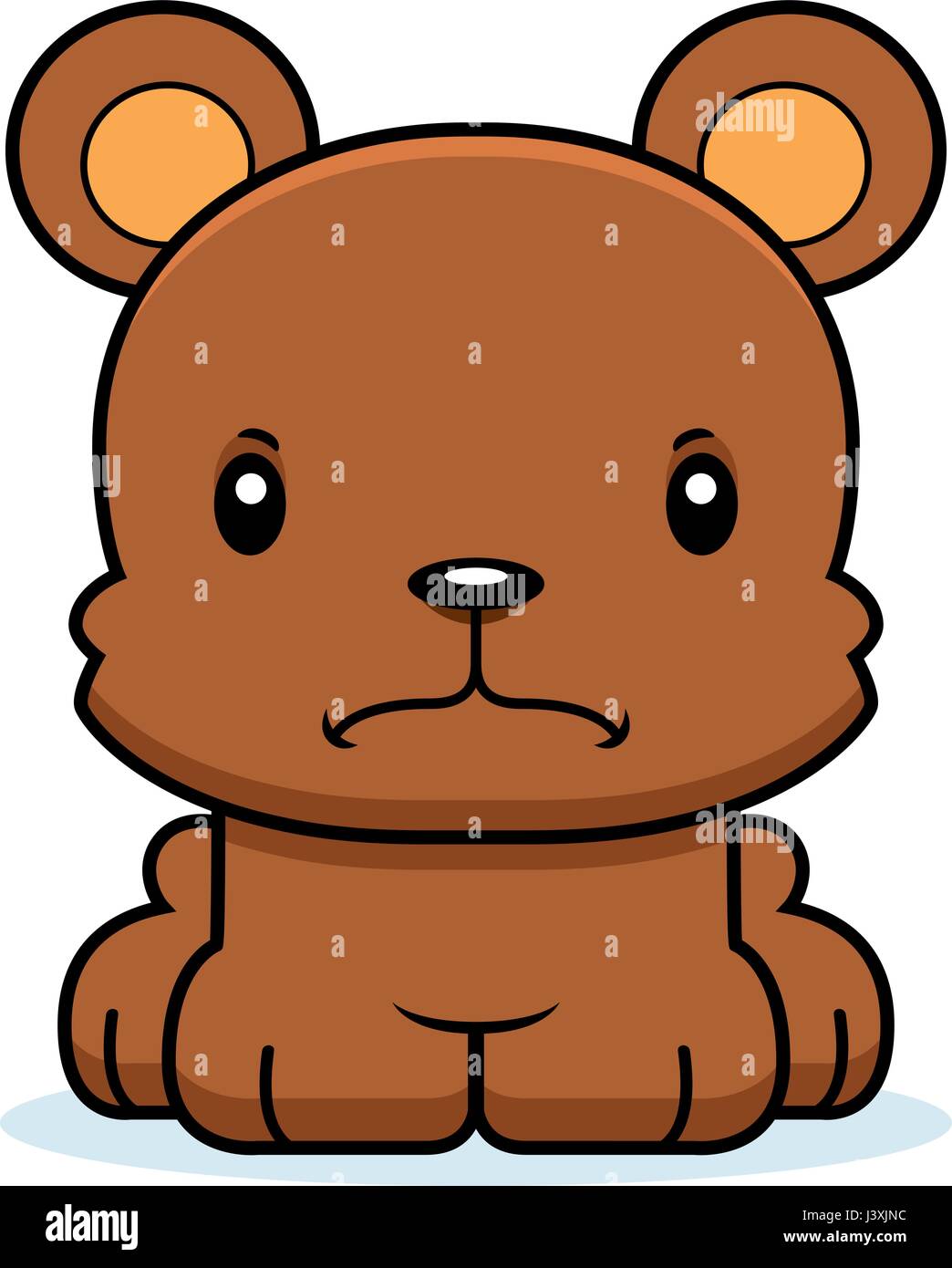 A cartoon bear looking angry Stock Vector Image & Art - Alamy