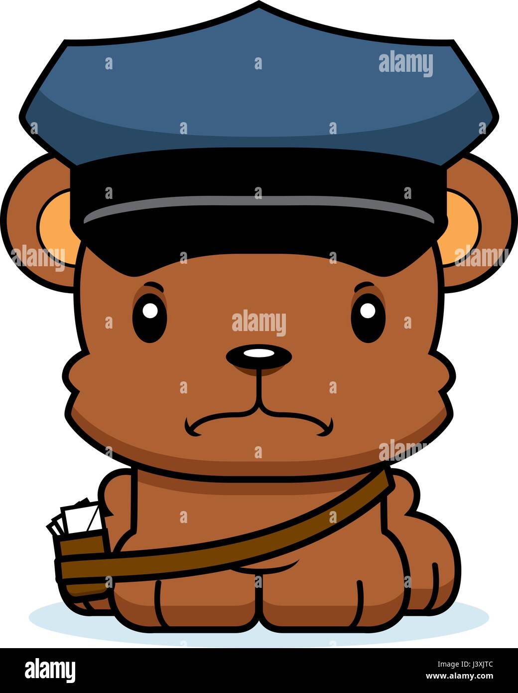 Cartoon illustration mailman looking angry hi-res stock photography and ...