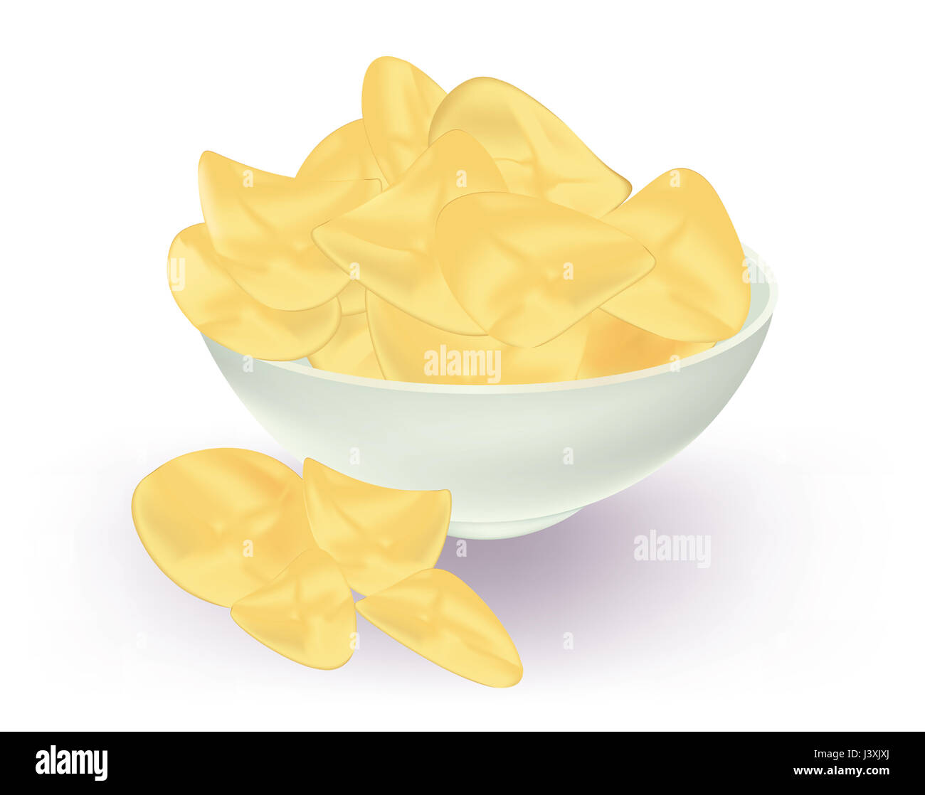 Crisps vector vectors hi-res stock photography and images - Alamy