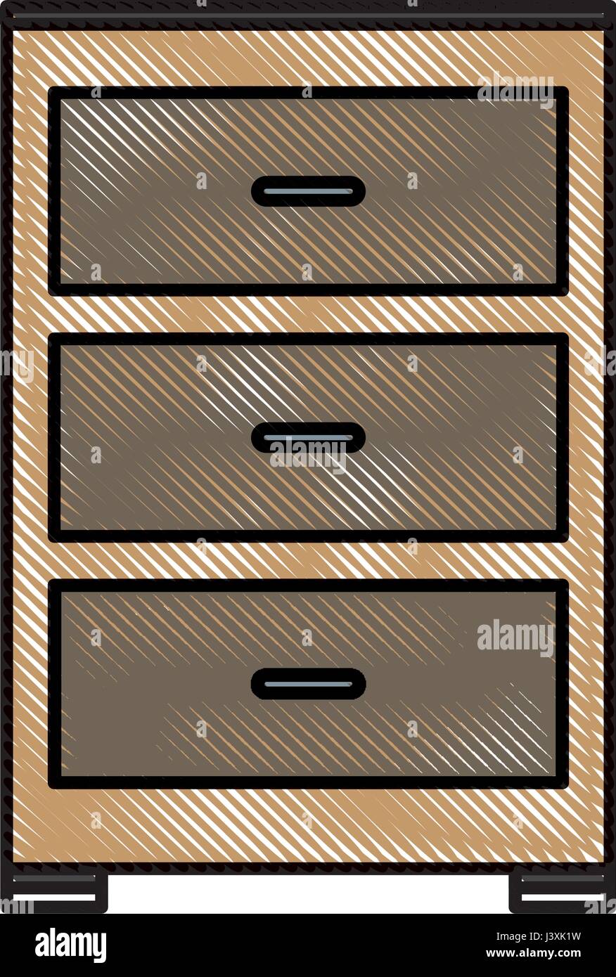 drawing cabinet file archive document office Stock Vector Image & Art ...