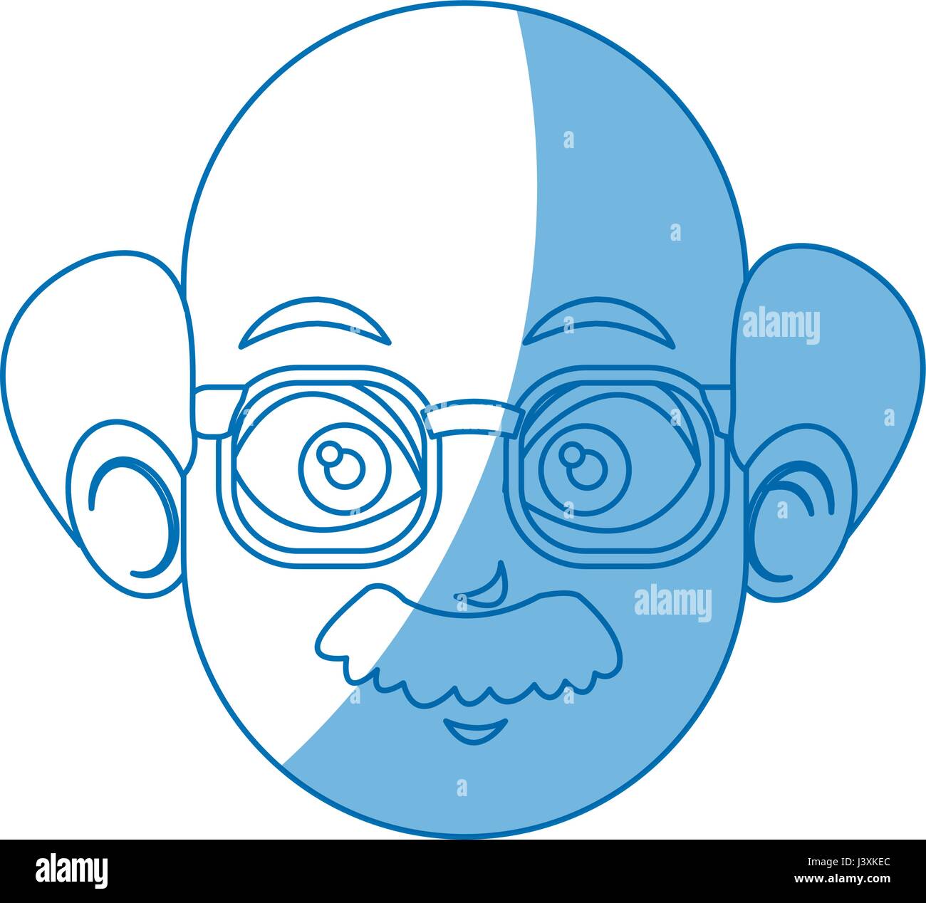 head face man character comic Stock Vector Image & Art - Alamy