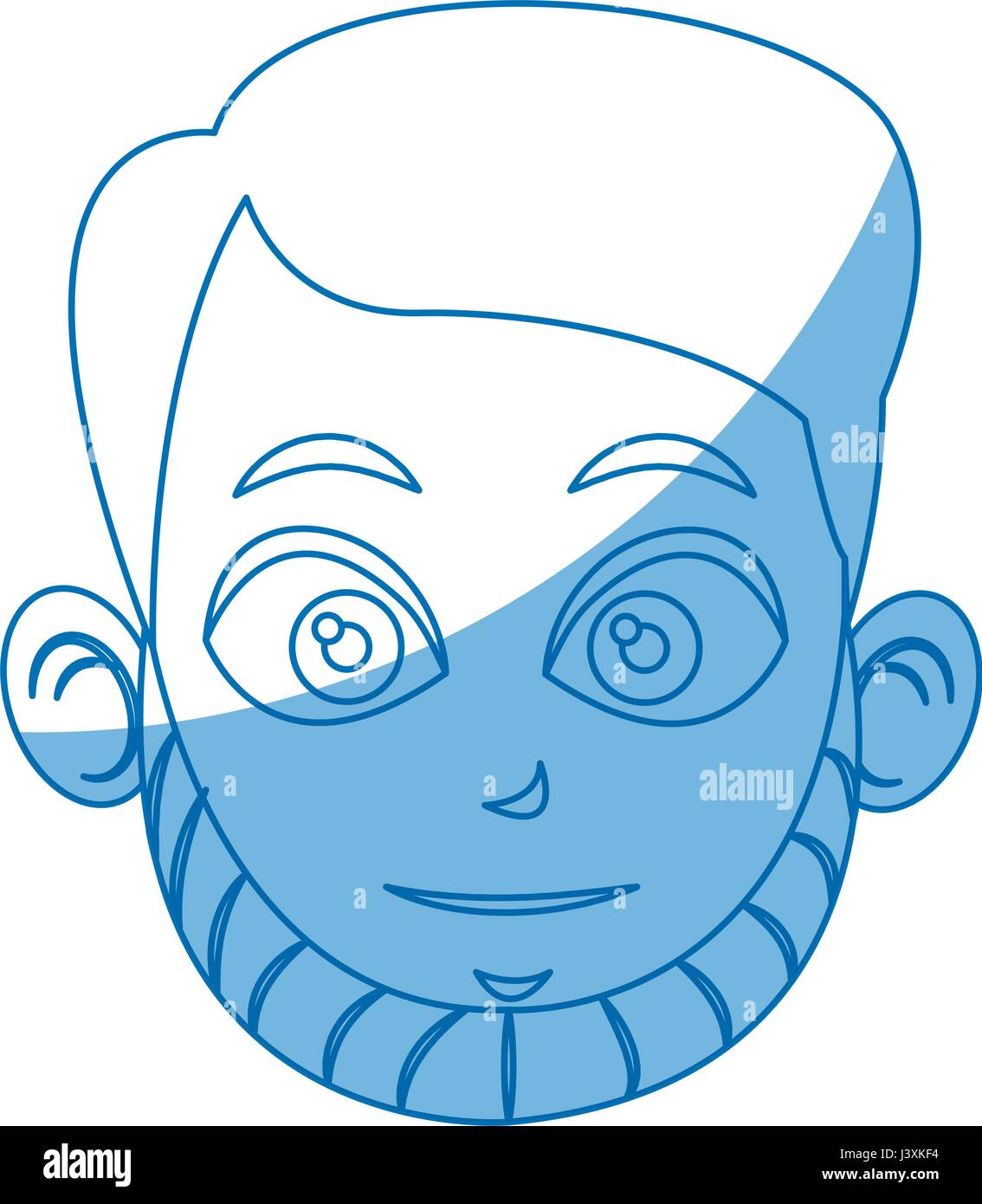 head face man character comic Stock Vector Image & Art - Alamy