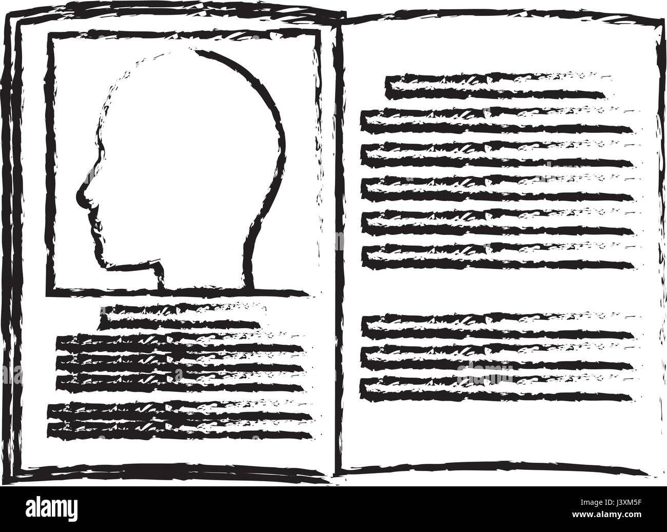 book medicine science information knowledge sketch Stock Vector Image ...