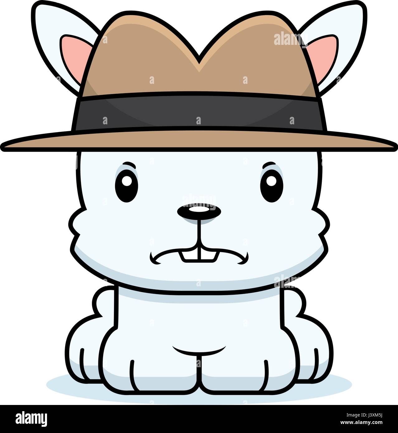 A cartoon detective bunny looking angry Stock Vector Image & Art - Alamy