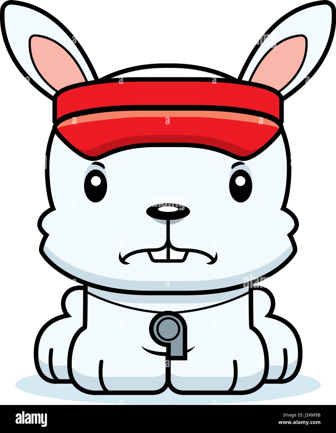 A cartoon lifeguard bunny looking angry Stock Vector Image & Art - Alamy