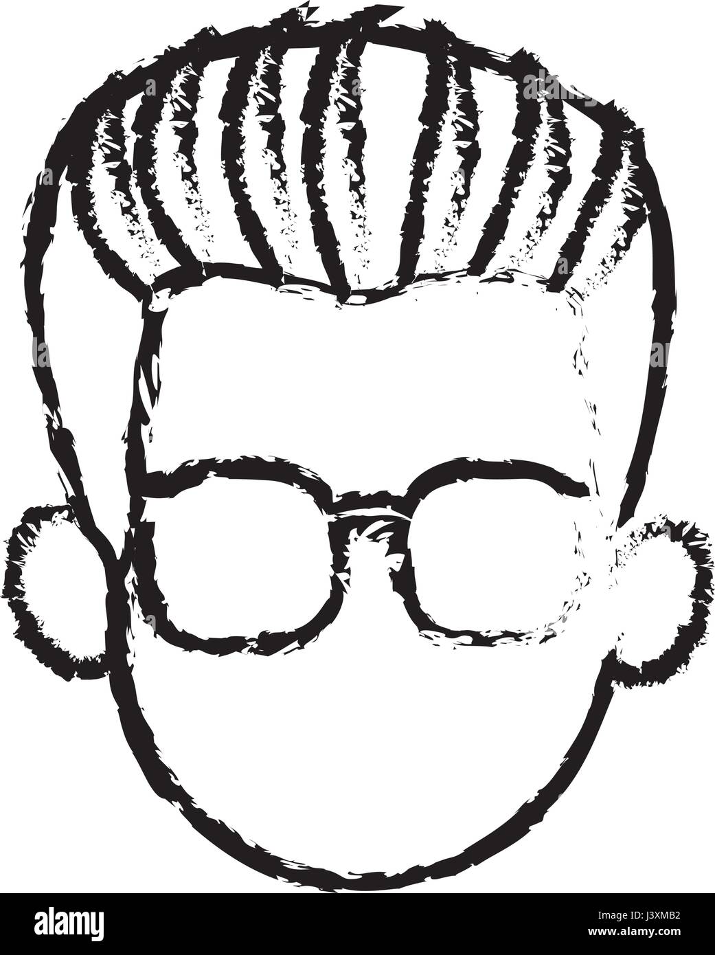 head faceless man character sketch Stock Vector Image & Art - Alamy