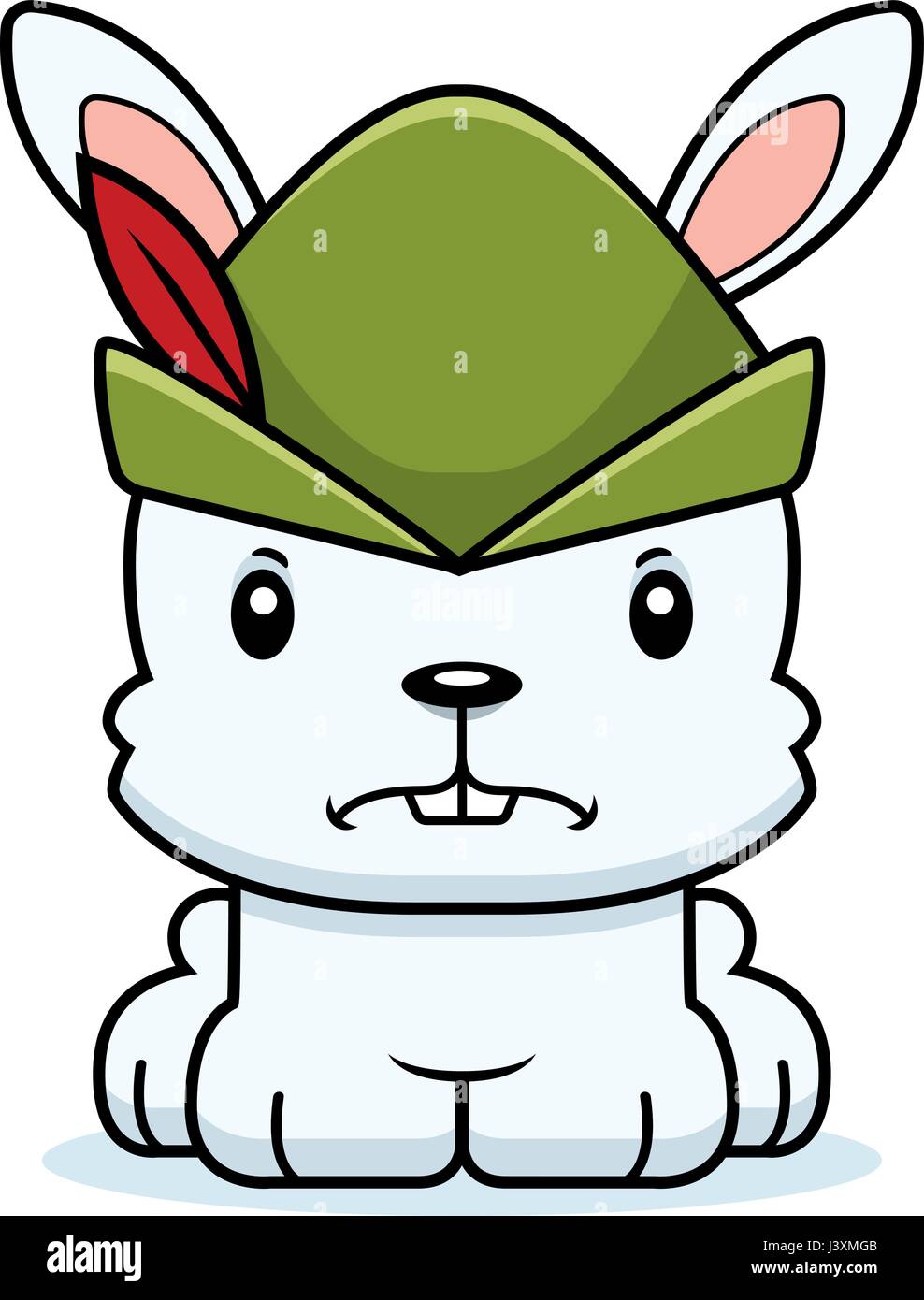 A cartoon Robin Hood bunny looking angry Stock Vector Image & Art - Alamy