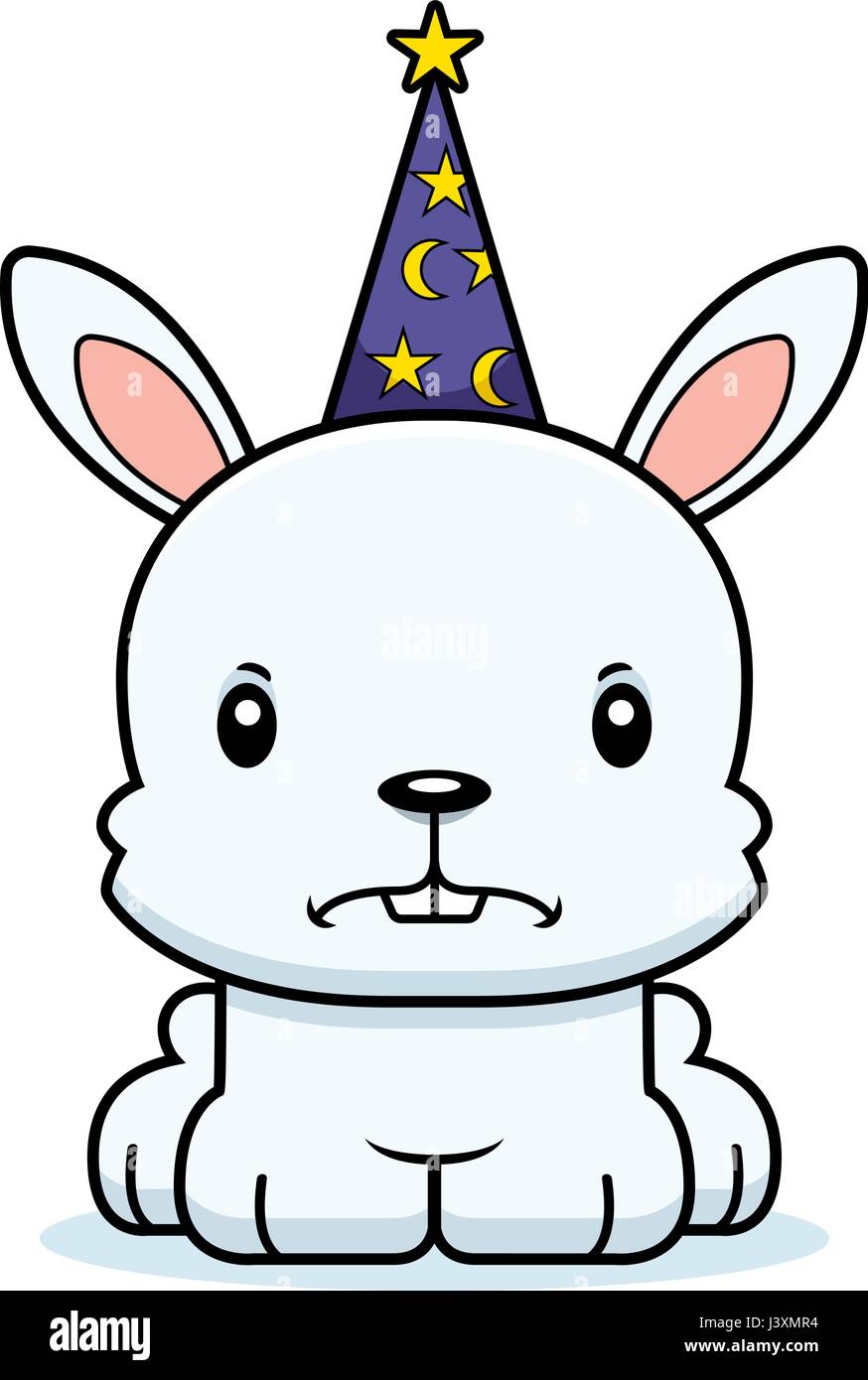 A cartoon wizard bunny looking angry Stock Vector Image & Art - Alamy