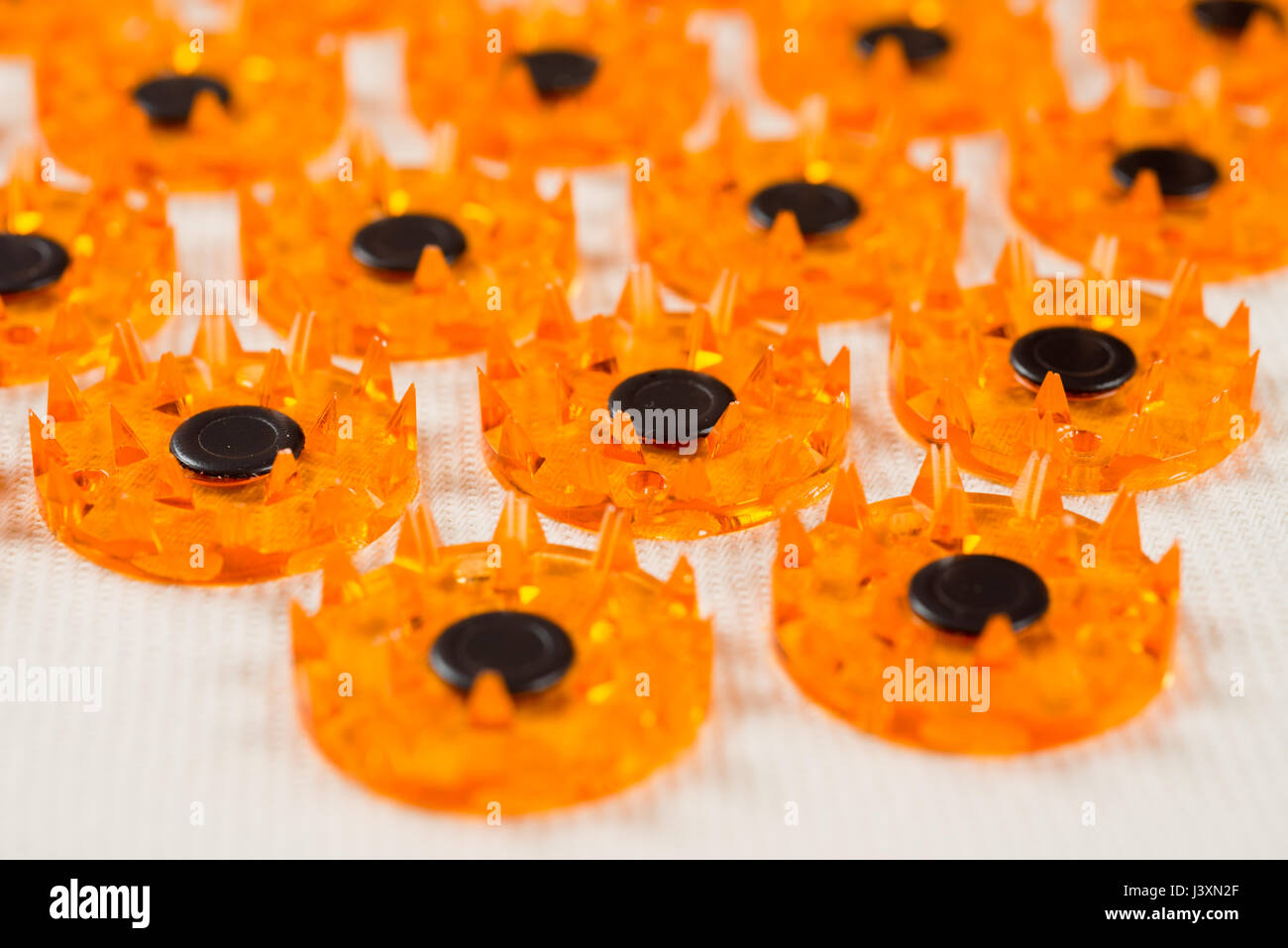 Orthopedic mat with sharp spikes Stock Photo - Alamy