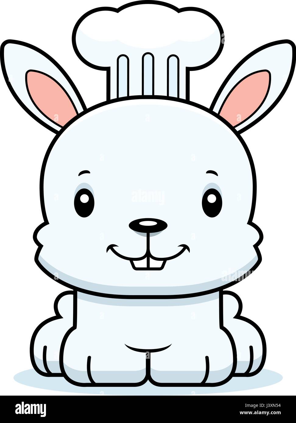 A cartoon chef bunny smiling Stock Vector Image & Art - Alamy