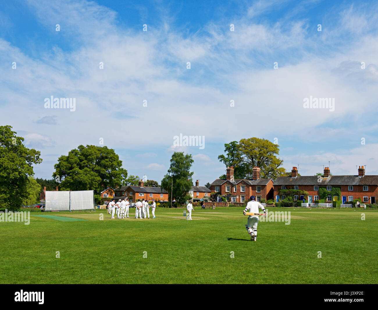 Cricket at Hartley Wintney, Hampshire, England UK Stock Photo - Alamy Cricket at Hartley Wintney, Hampshire, England UK Stock Photo - Alamy
