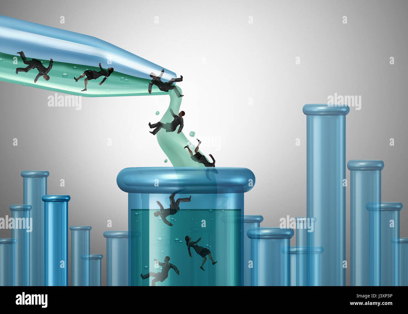 Human lab testing and clinical studies and trials concept as a ...