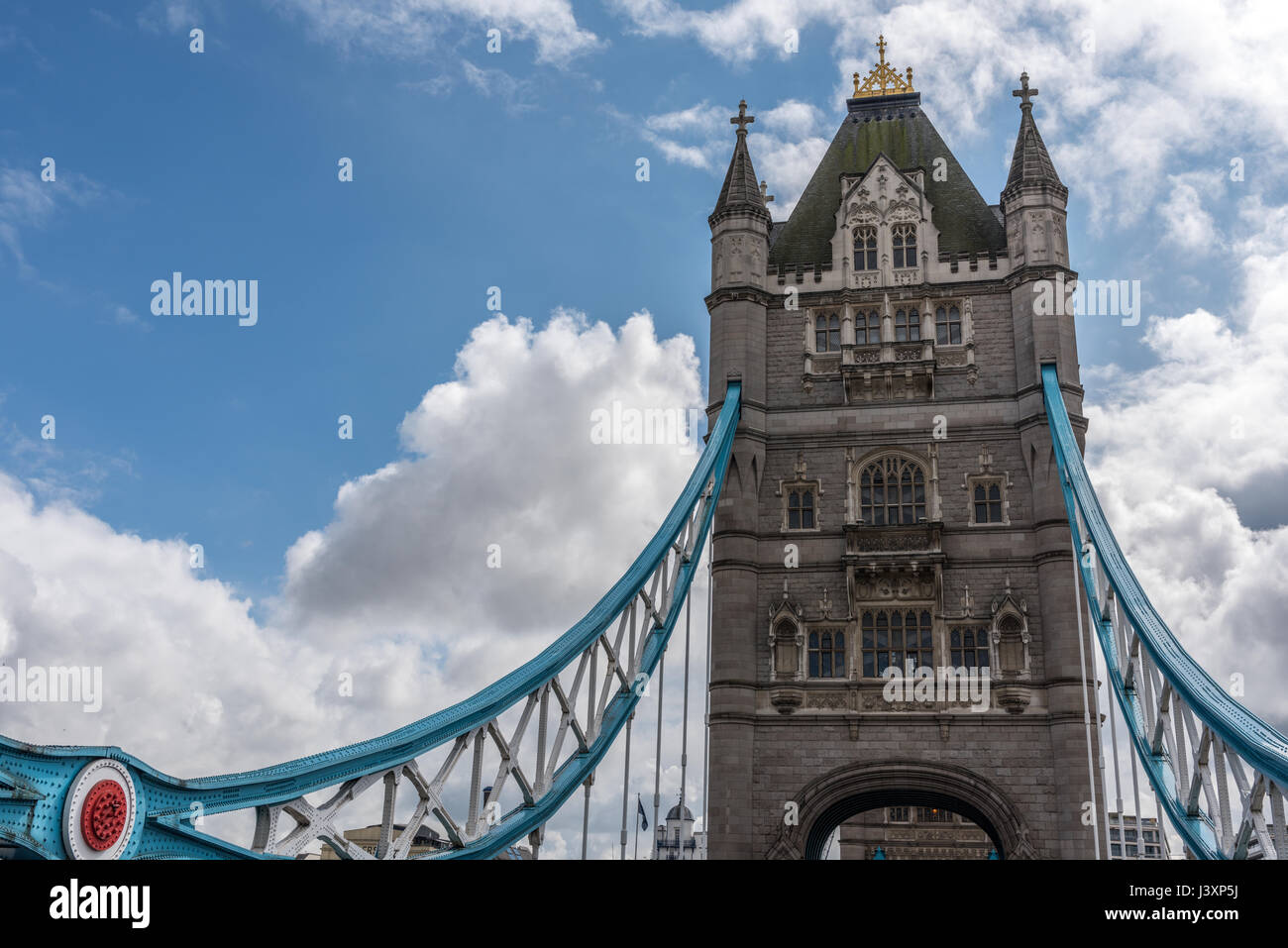 Close up on Tower Bridge London Stock Photo - Alamy