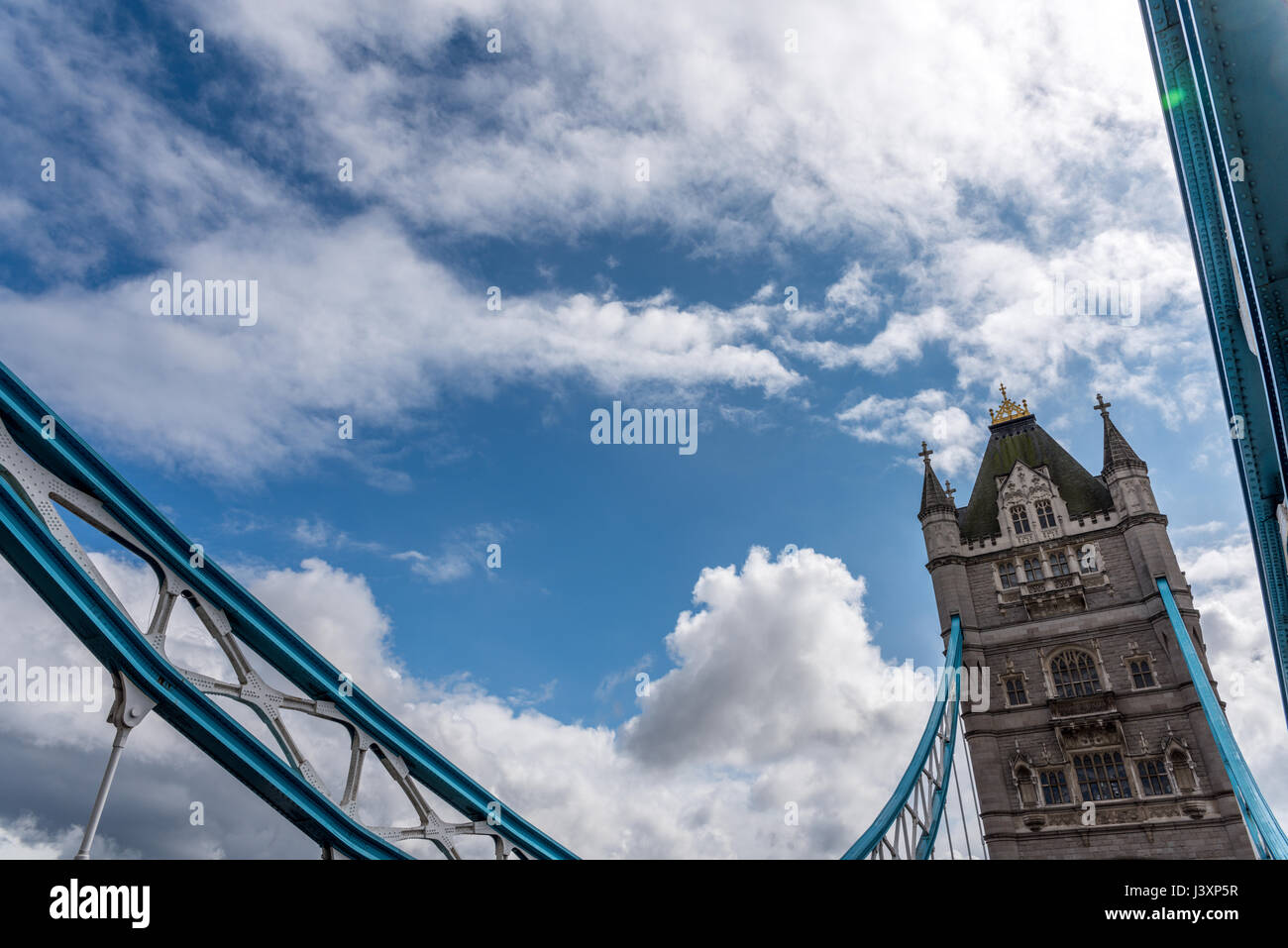 Close up on Tower Bridge London Stock Photo - Alamy