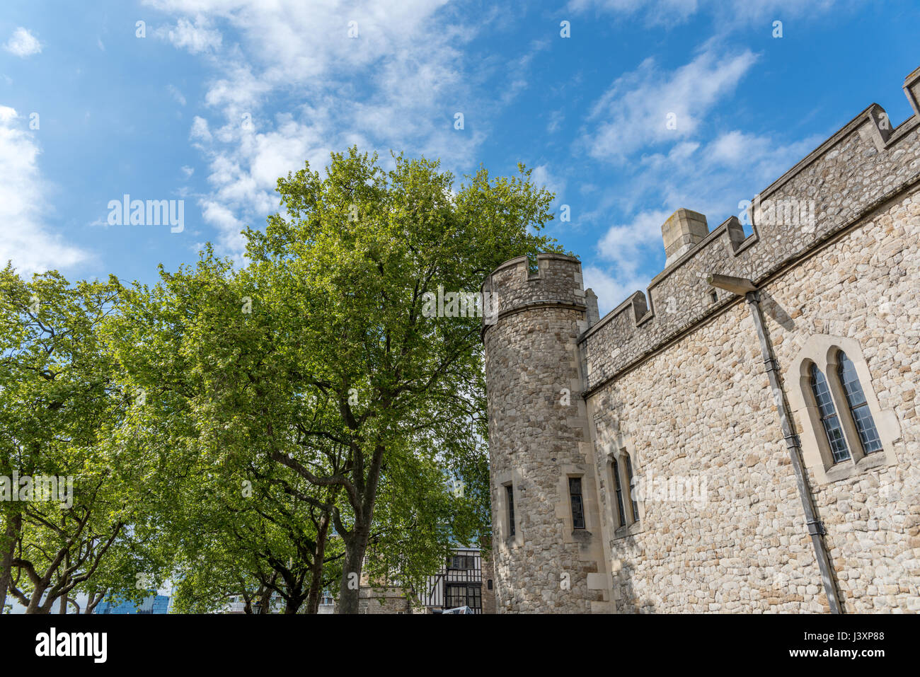 Tower of London shot from close distance Stock Photo - Alamy