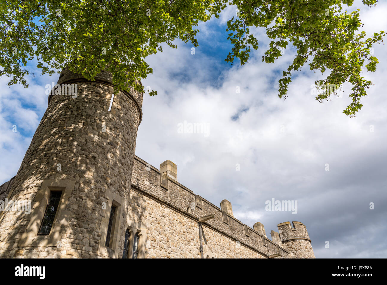 Tower of London shot from close distance Stock Photo - Alamy