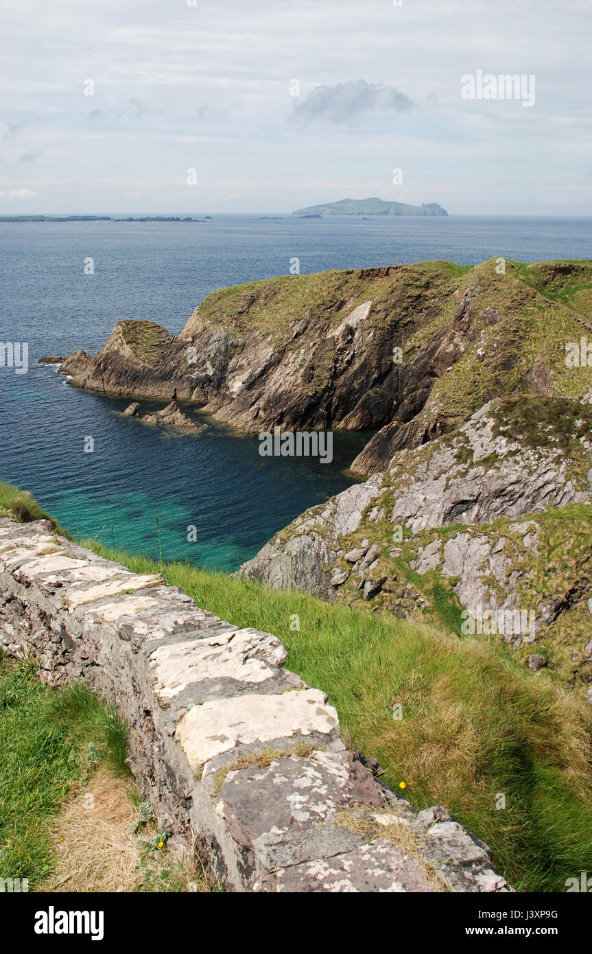 Scenic Dunquin, Ireland, located at the Western tip of the Dingle ...