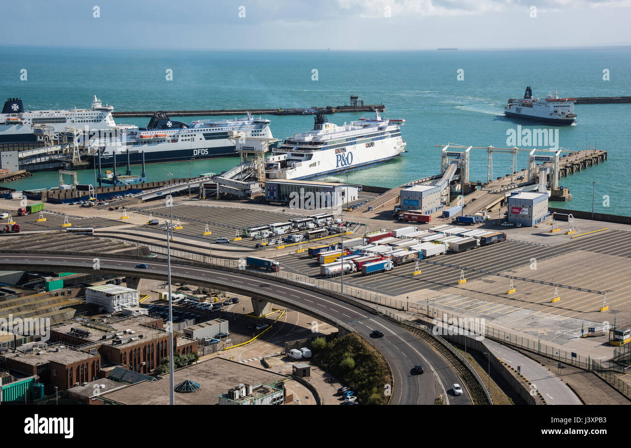 The port of Dover, Kent Stock Photo - Alamy
