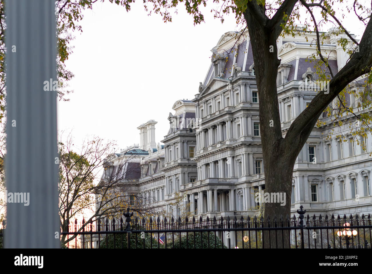 View of buildings in Washington DC. Soft focus Stock Photo - Alamy