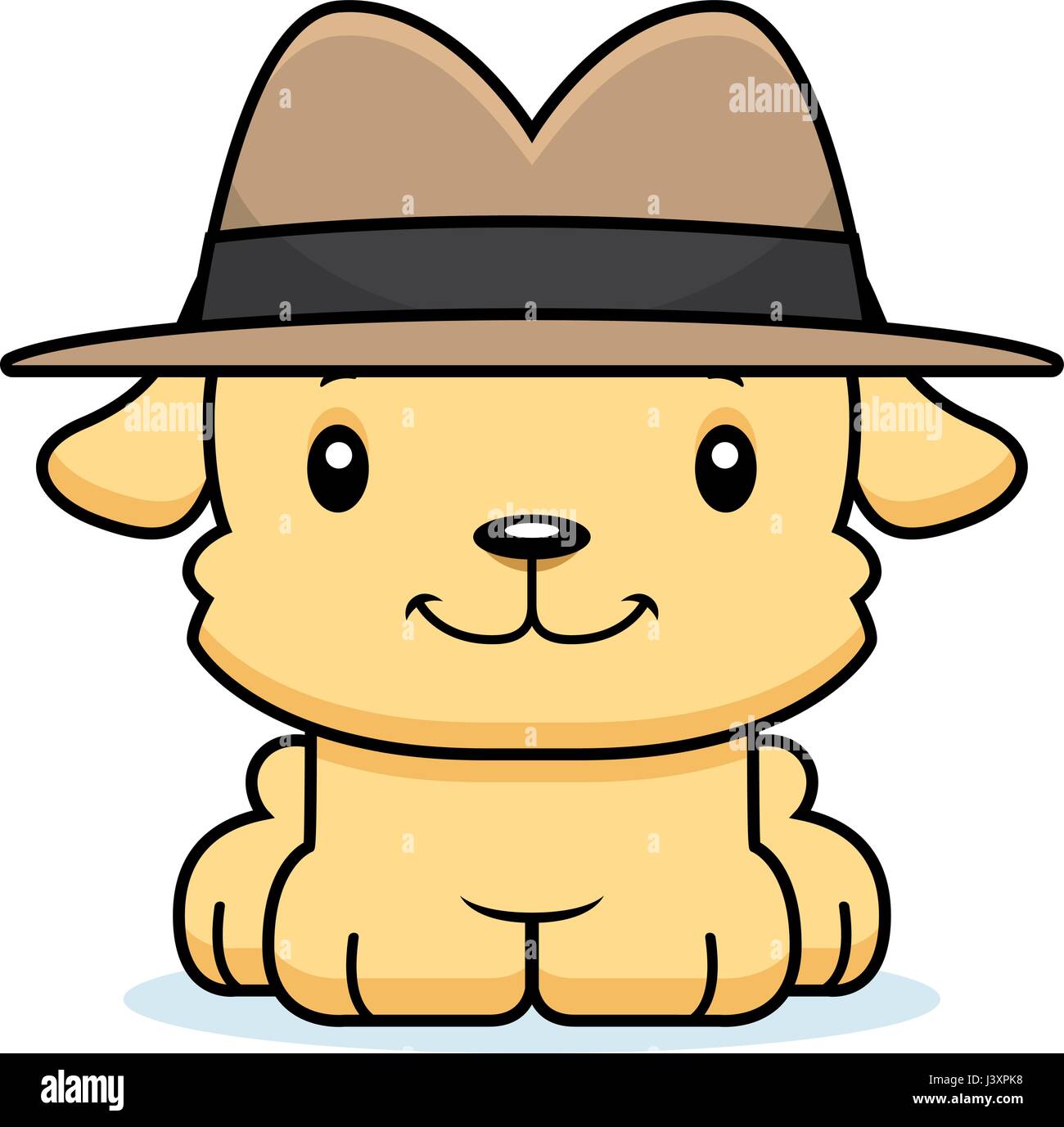 Cartoon illustration dog detective hi-res stock photography and images ...