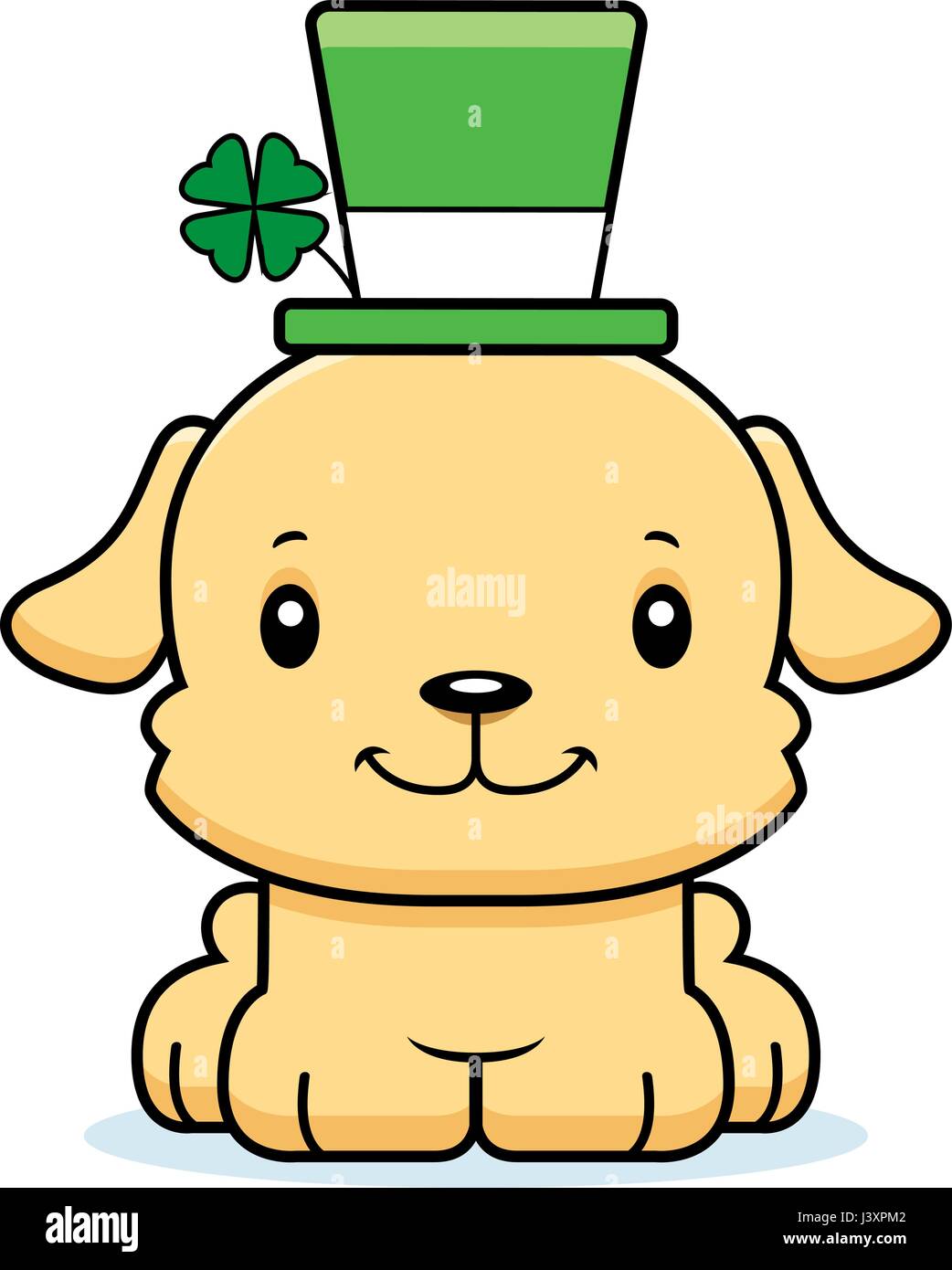 A cartoon Irish puppy smiling Stock Vector Image & Art - Alamy