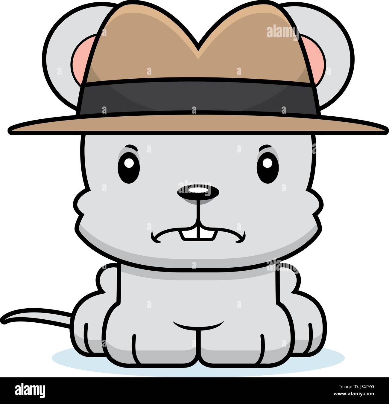 A cartoon detective mouse looking angry Stock Vector Image & Art - Alamy