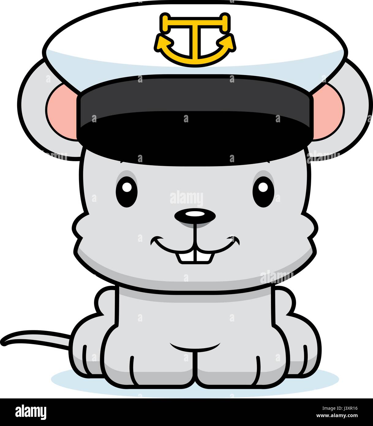 A cartoon boat captain mouse smiling Stock Vector Image & Art - Alamy