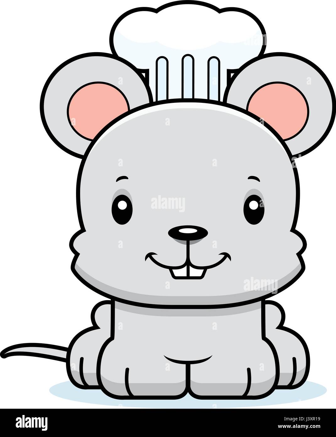 A cartoon chef mouse smiling Stock Vector Image & Art - Alamy