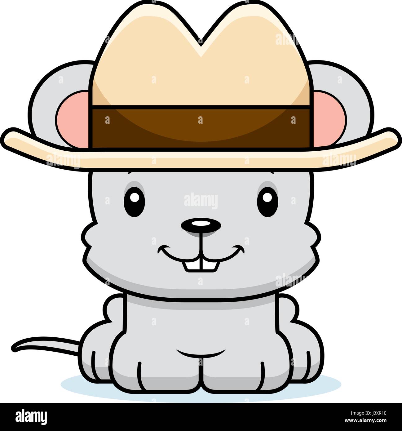 A cartoon cowboy mouse smiling Stock Vector Image & Art - Alamy