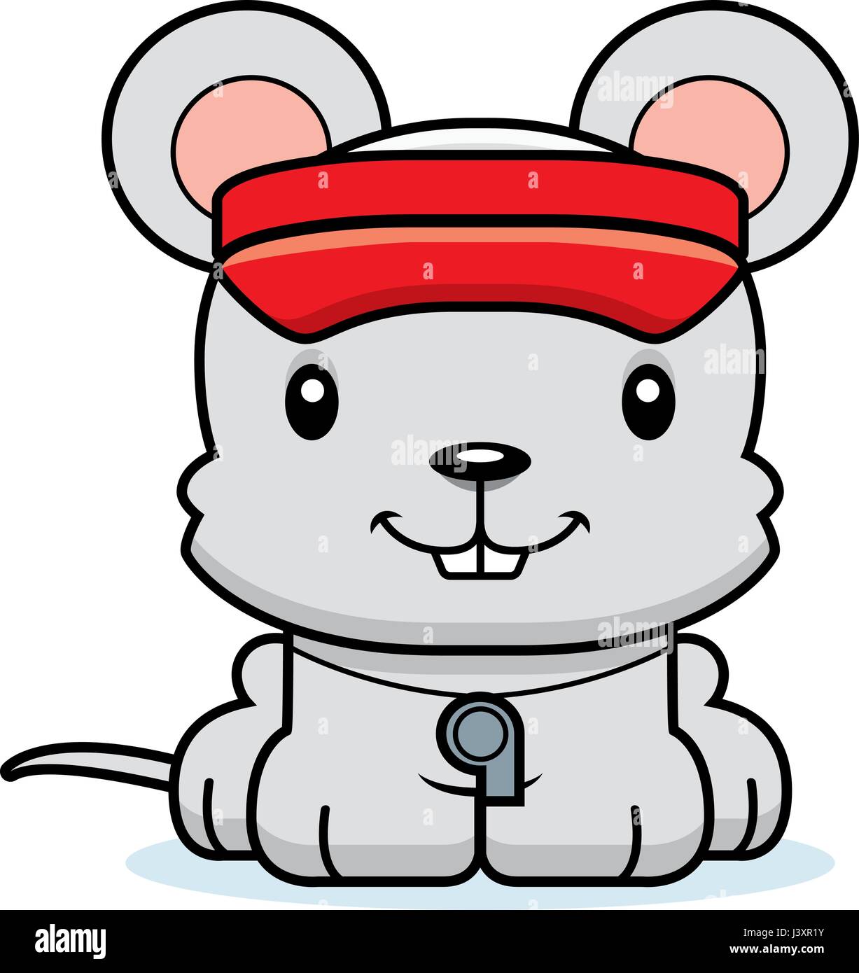 A cartoon lifeguard mouse smiling Stock Vector Image & Art - Alamy