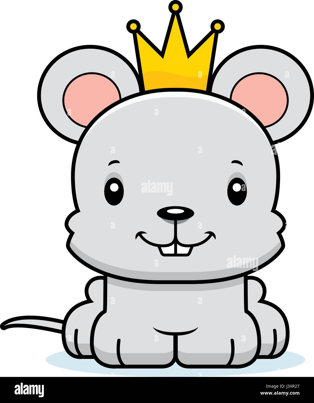 A cartoon prince mouse smiling Stock Vector Image & Art - Alamy