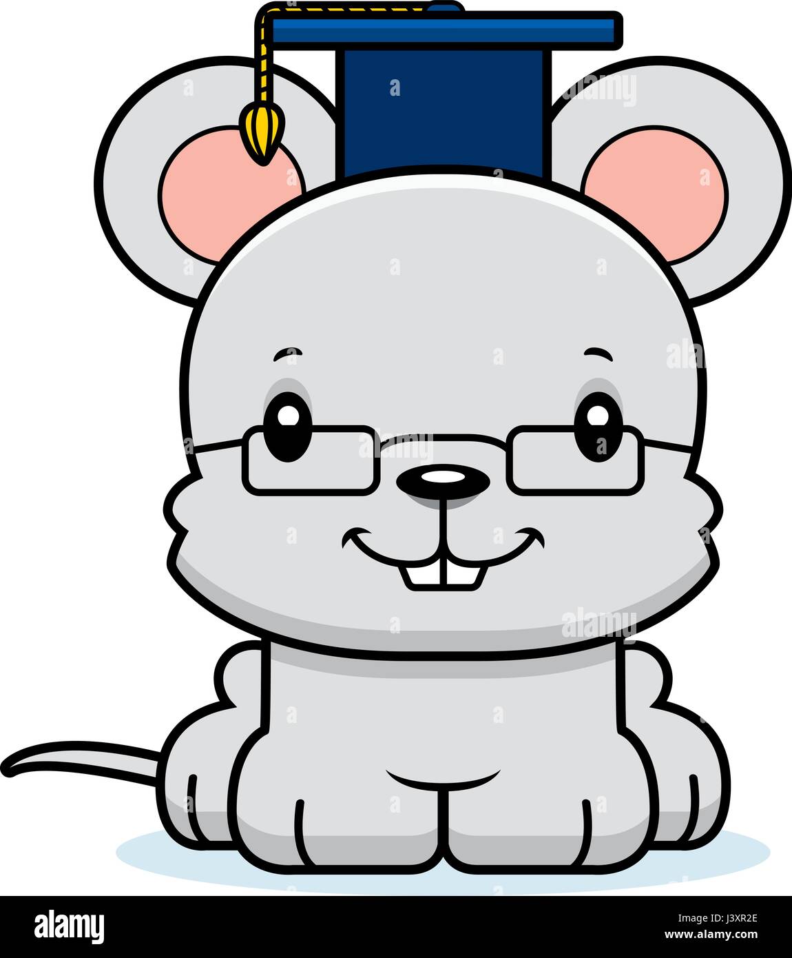 A cartoon teacher mouse smiling Stock Vector Image & Art - Alamy