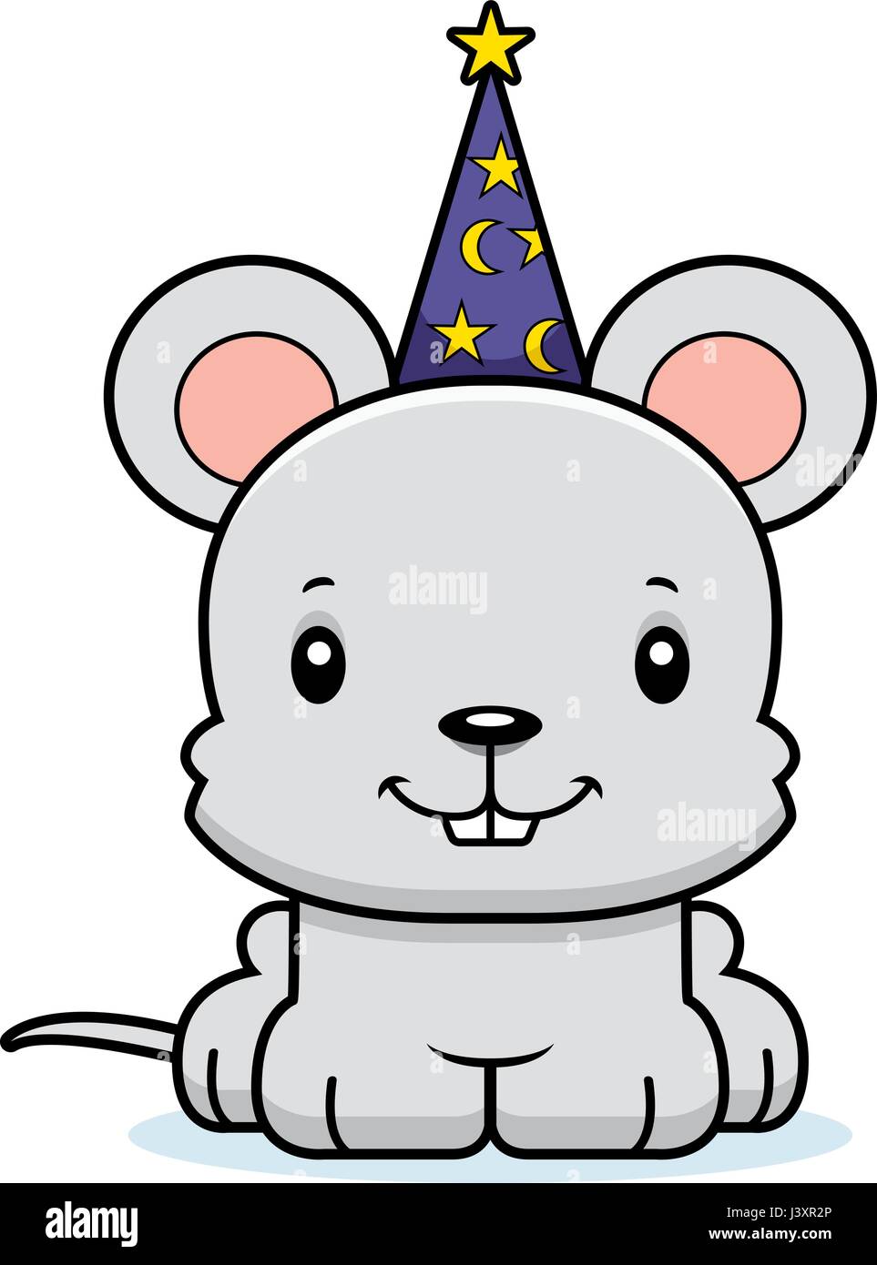 A cartoon wizard mouse smiling Stock Vector Image & Art - Alamy