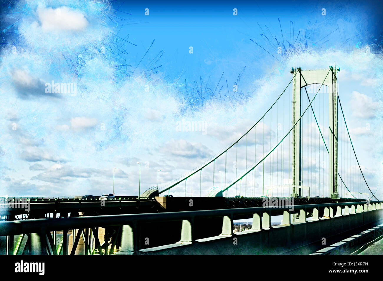 Delaware memorial bridge hi-res stock photography and images - Alamy