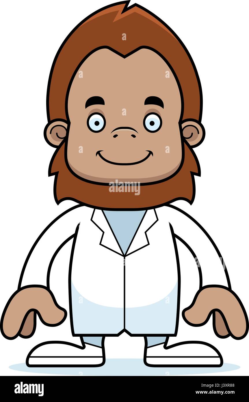 Cartoon illustration ape doctor hi-res stock photography and images - Alamy