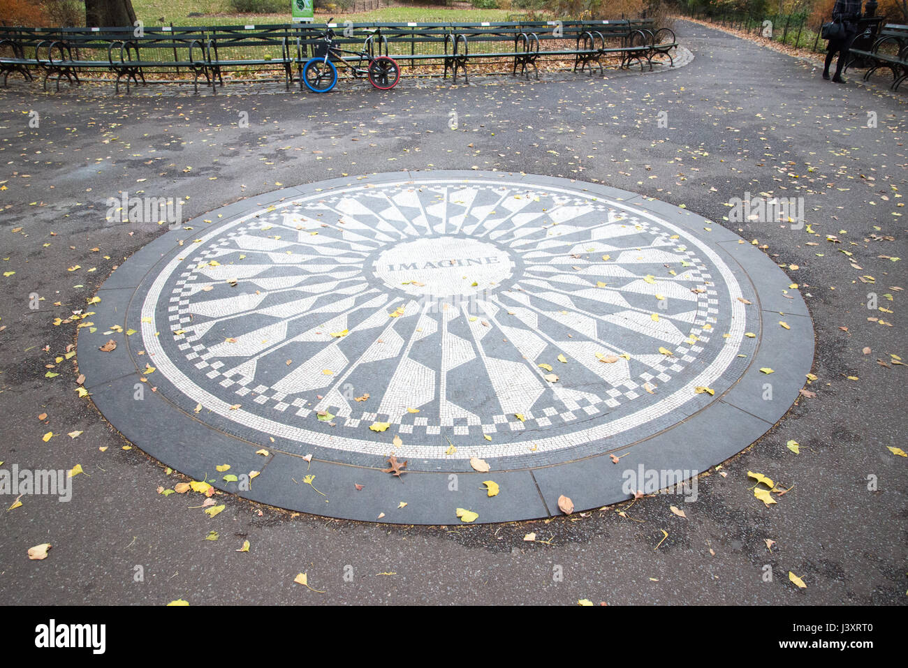 Imagine, Strawberry Fields, Central Park Stock Photo - Alamy