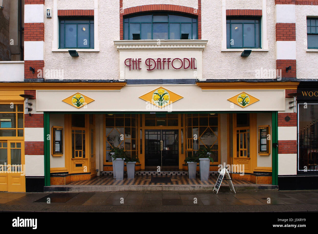 Cheltenham, UK, The Daffodil restaurant Stock Photo - Alamy