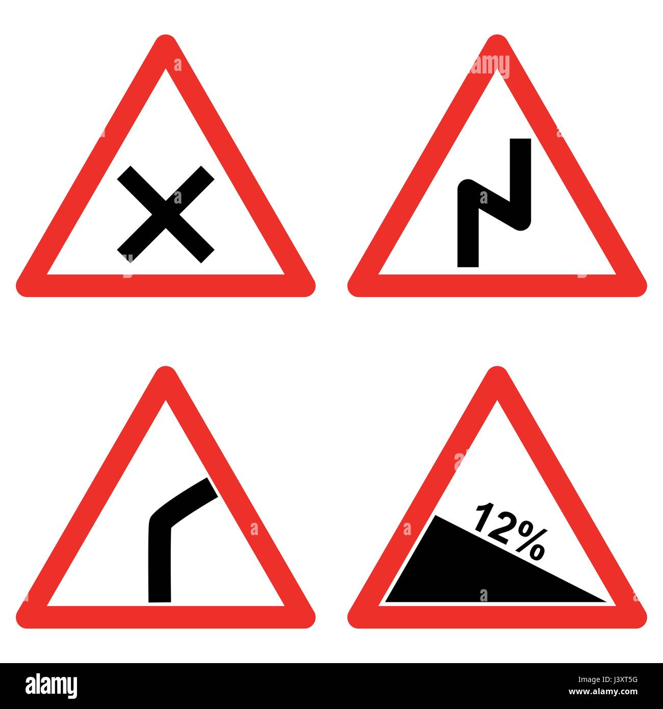 Narrow bridge ahead road sign hi-res stock photography and images - Alamy