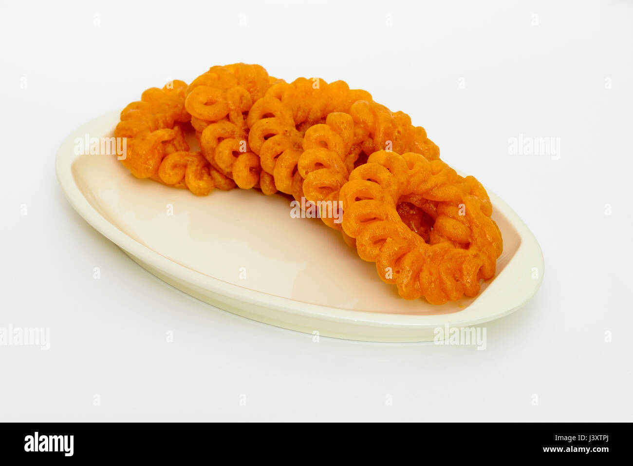 Indian Sweet Imarti or Jhangri Stock Photo - Alamy