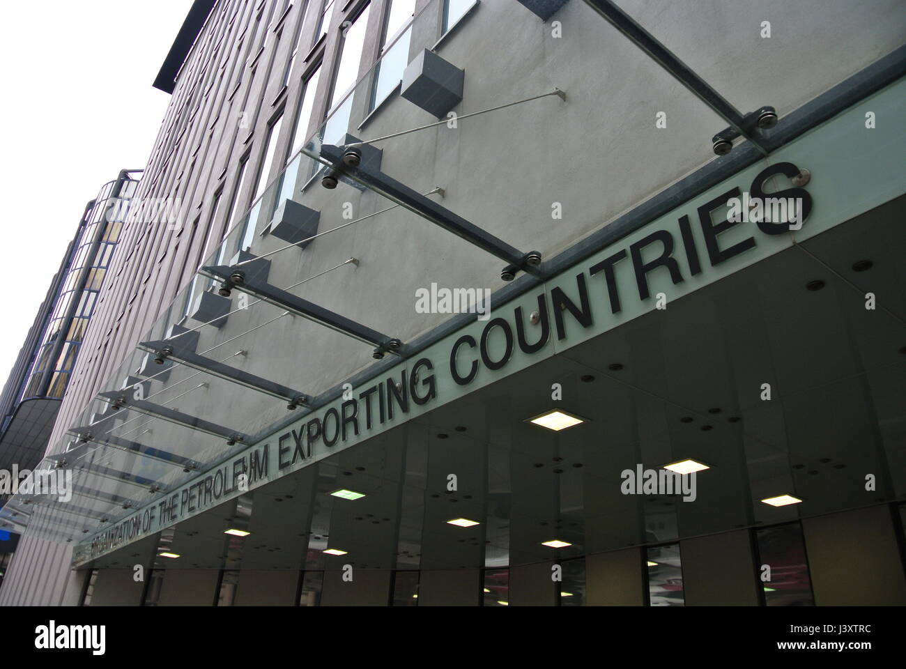 Main title sign of OPEC - The Organization of the Petroleum Exporting ...