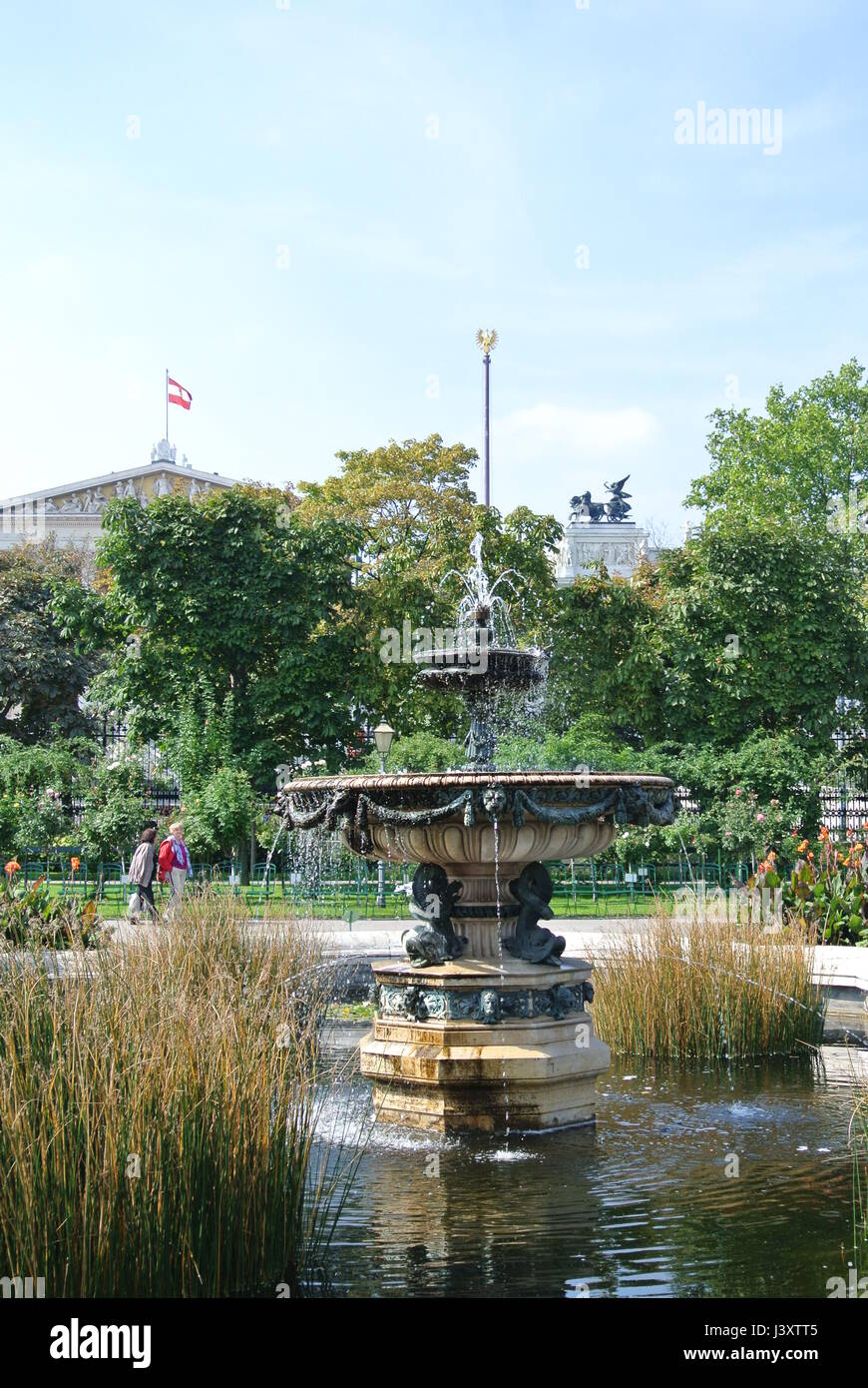 Volksgarten fountain vienna austria hi-res stock photography and images ...
