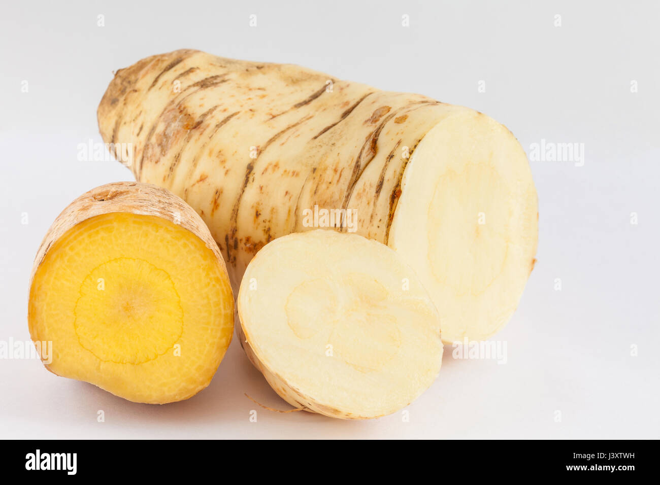 Arracacha (Arracacia xanthorrhiza) isolated in white background Stock ...