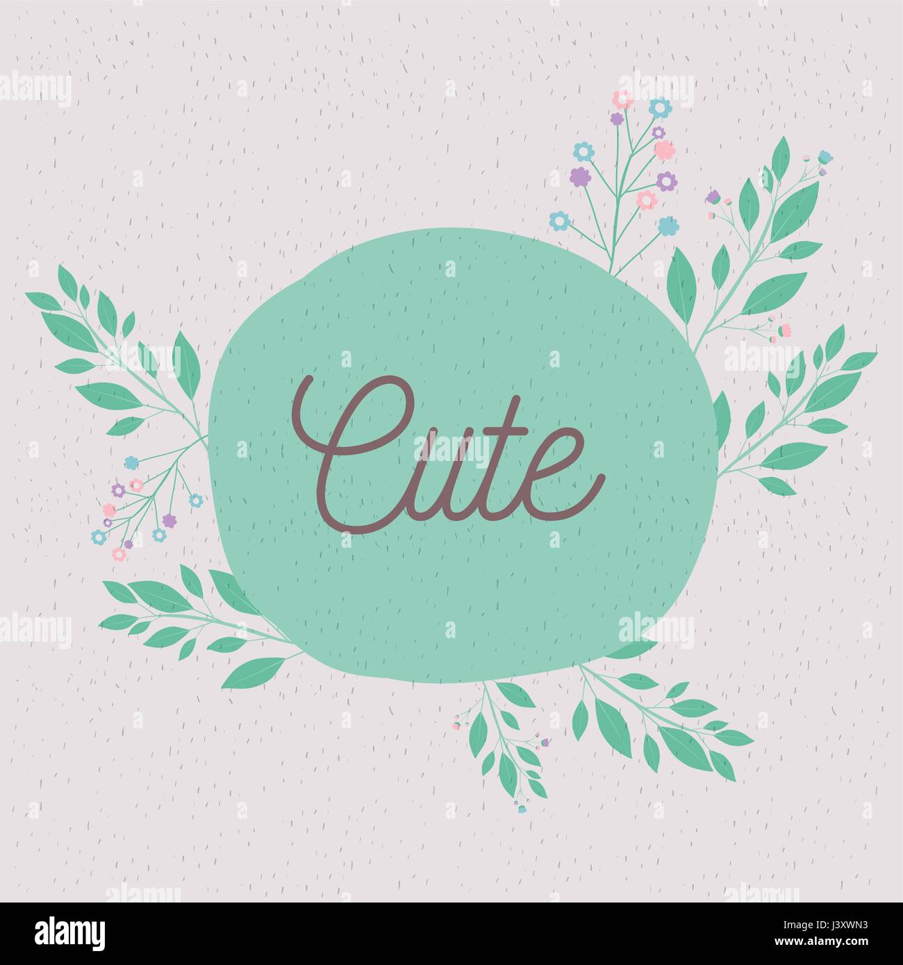 colorful background of text with decorative branches Stock Vector Image ...