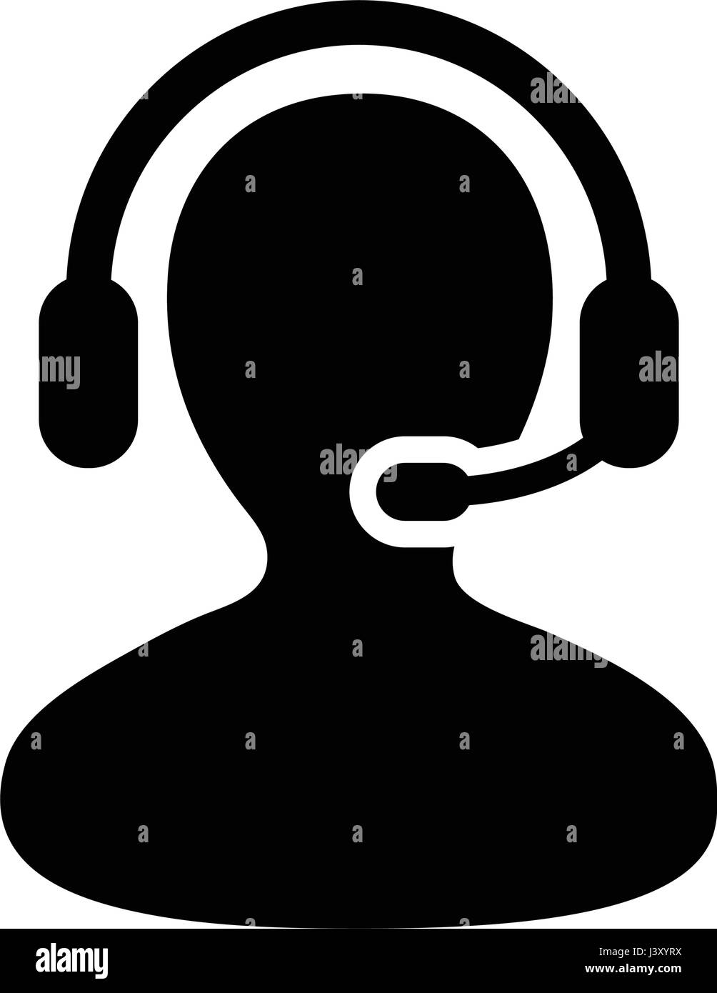 Customer Service, Online Support, Help Desk, Call Center Vector Icon ...