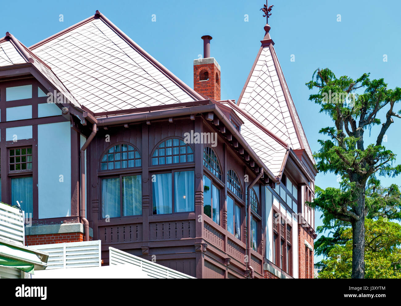 Kobe, Japan - April 2016: Classic old building of Weathercock House in ...