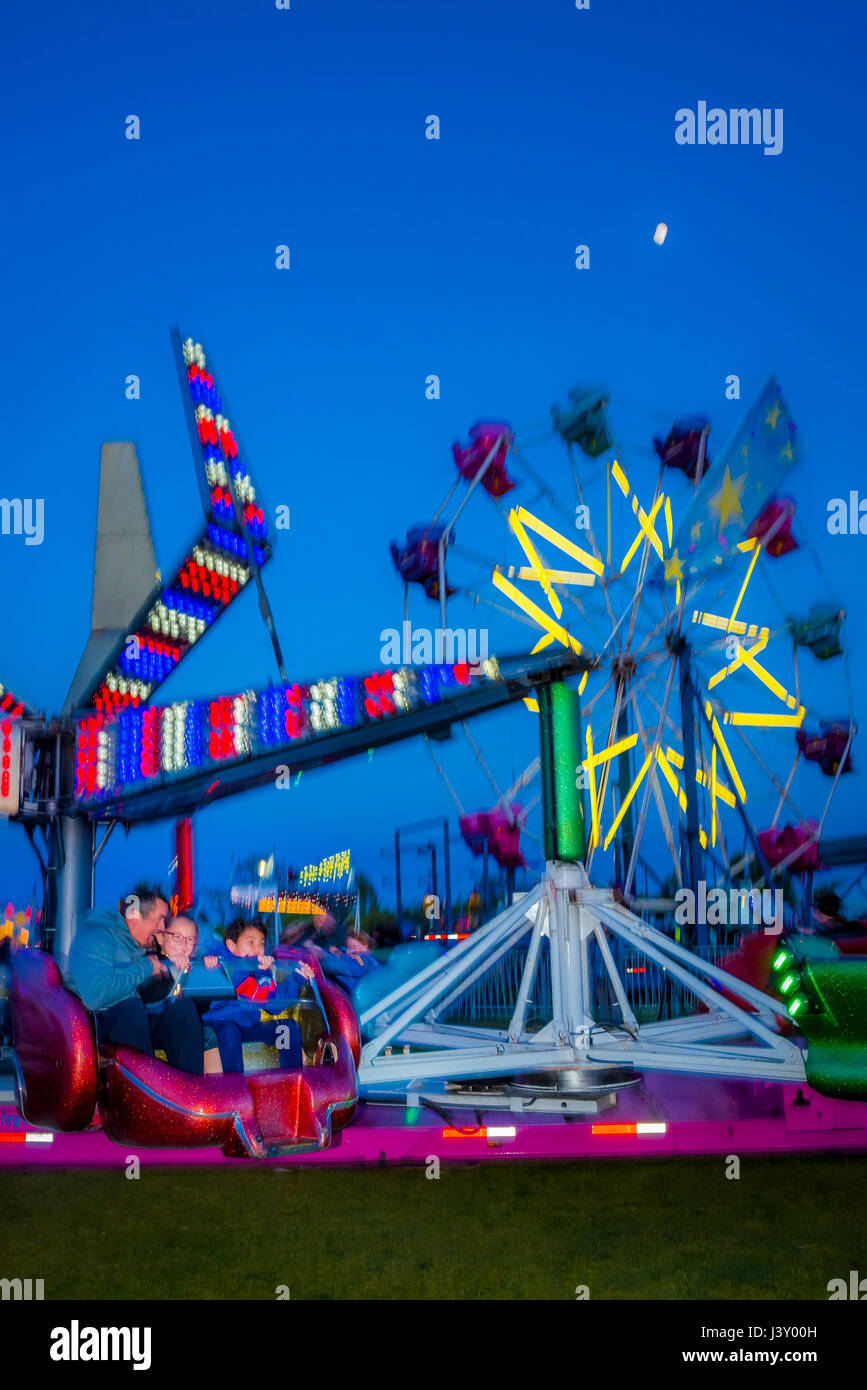 Carnival midway amusement ride hi-res stock photography and images - Alamy